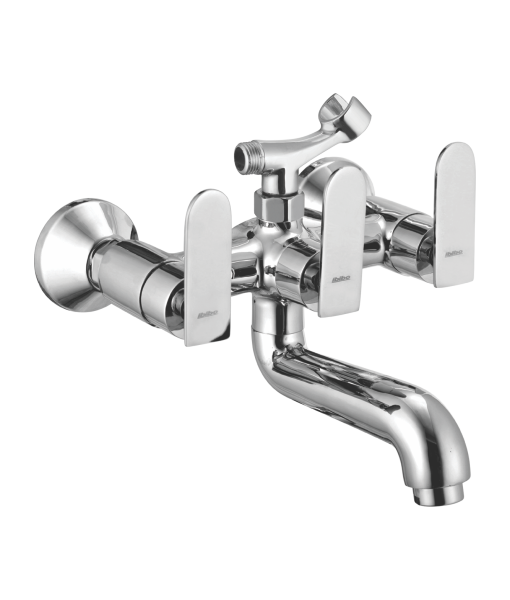 EDGE WALL MIXER TELE WITH SHOWER ARR FOAM FLOW