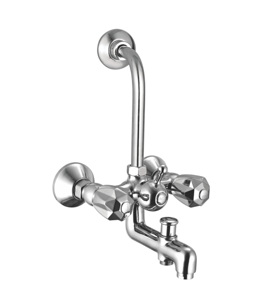 DIAMOND WALL MIXER 3 IN 1 FOAM FLOW WITH BEND