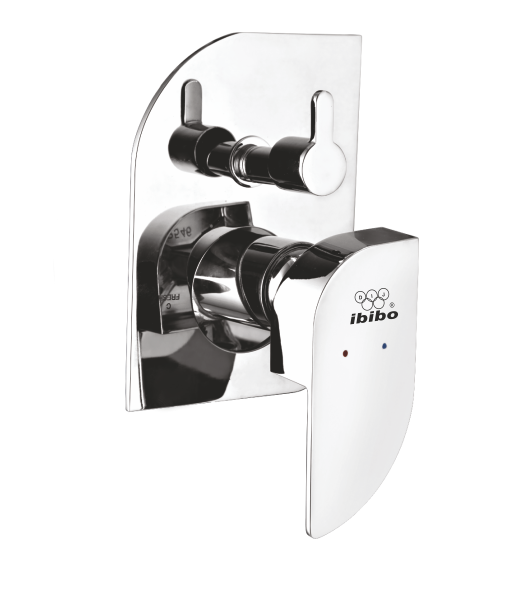 2 IN LET SINGLE LEVER DIV. PLATE & NOB (HIGH FLOW) 45MM (SUITABLE FOR